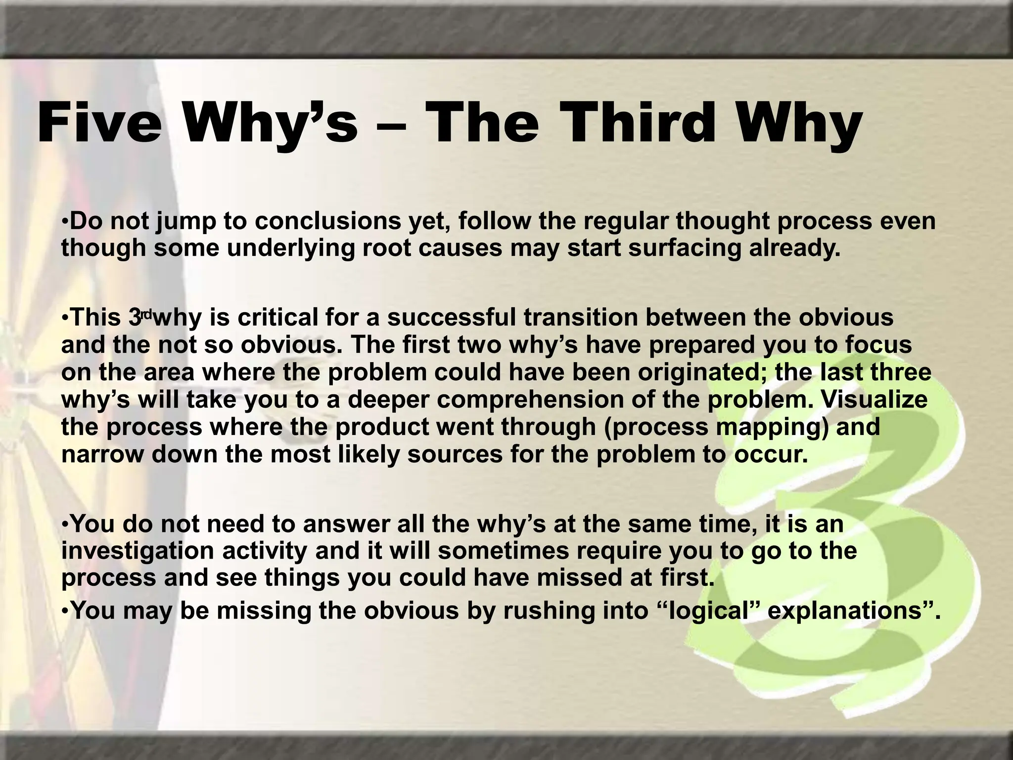 Why - why -analysis Training Presentation | PPTX