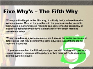 5 why analysis | PPT