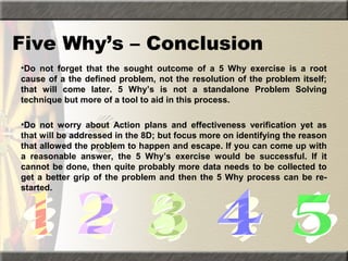 5 why analysis | PPT