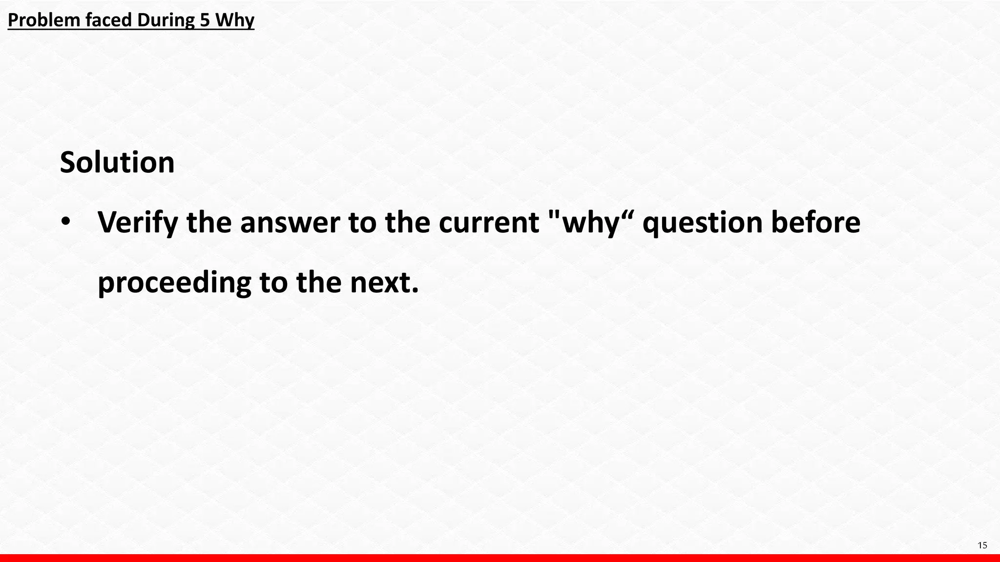 5 why analysis training presentaion | PPTX