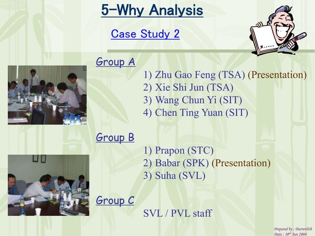 5 why criteria matrix | PPT | Business and Finance
