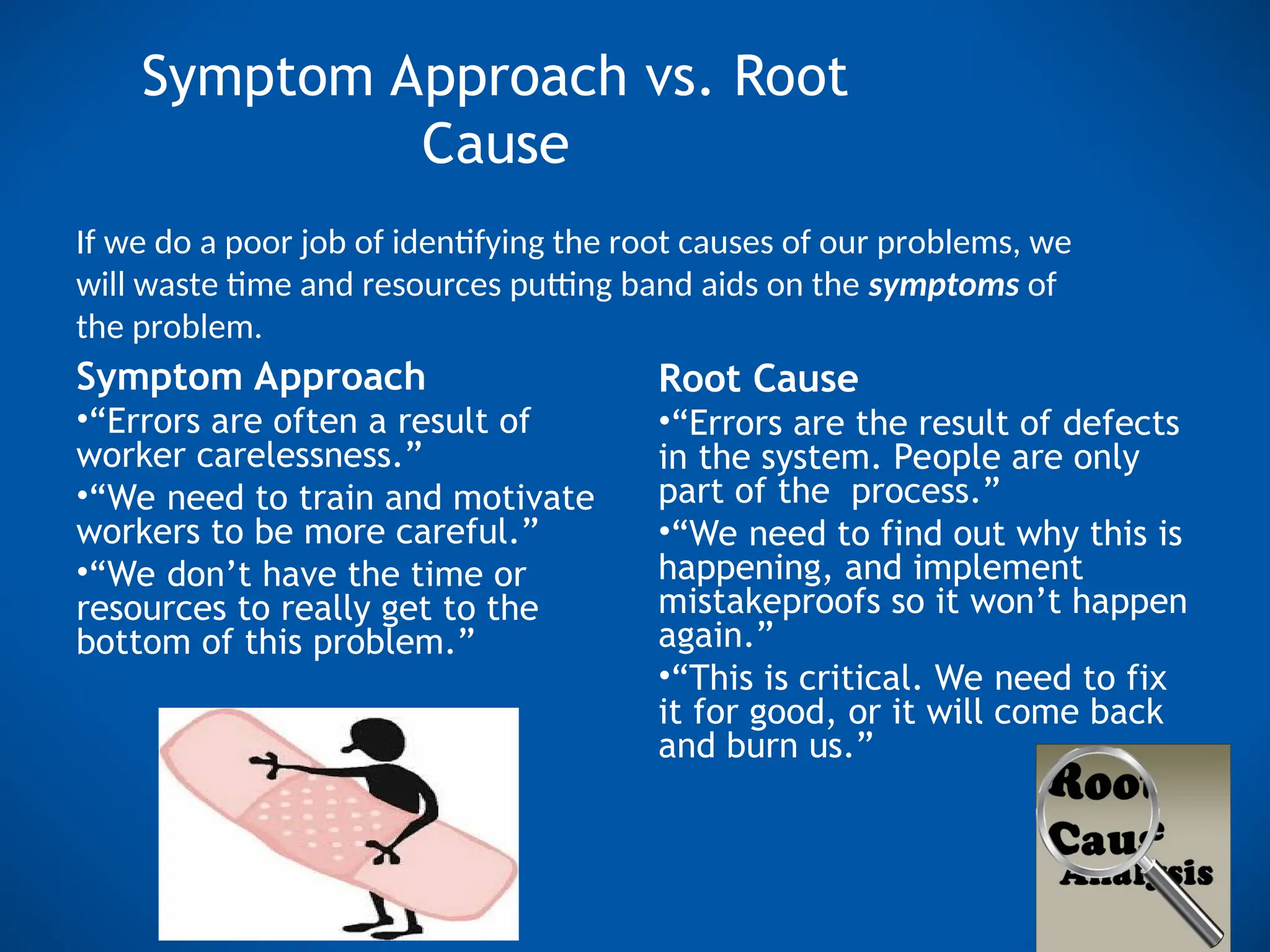 root cause analysis by using a 5 Whys method | PPT