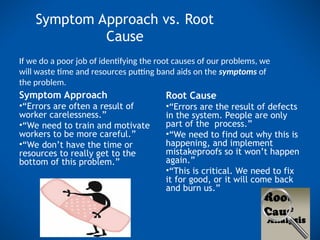 root cause analysis by using a 5 Whys method | PPT