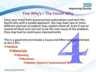 5 whys nhsiq 2014 | PPTX