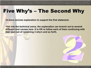 Root Cause Analysis | 5 whys | Tools of accident investigation I Gaurav ...