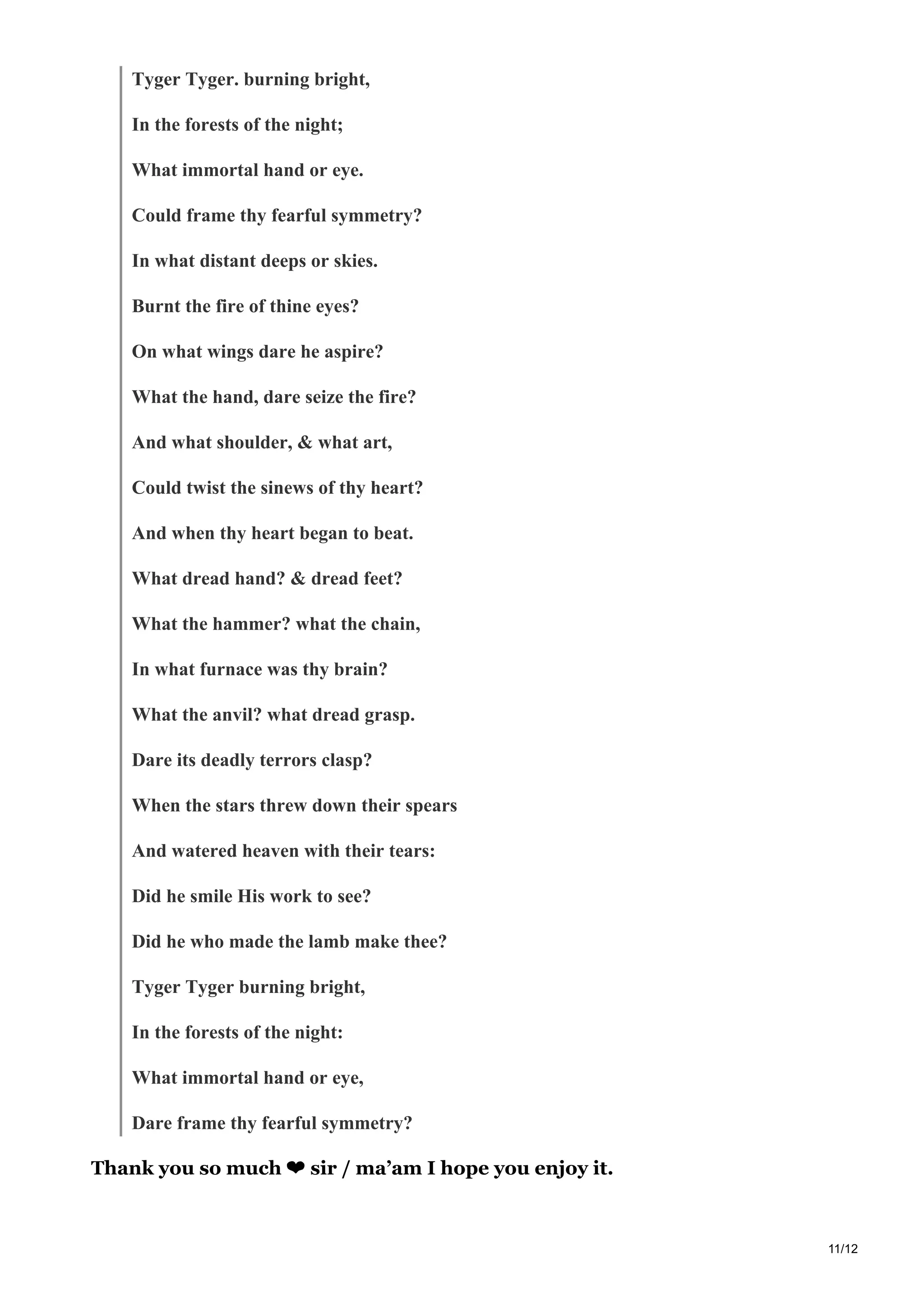 5 william blake poems biography intro theme | PDF