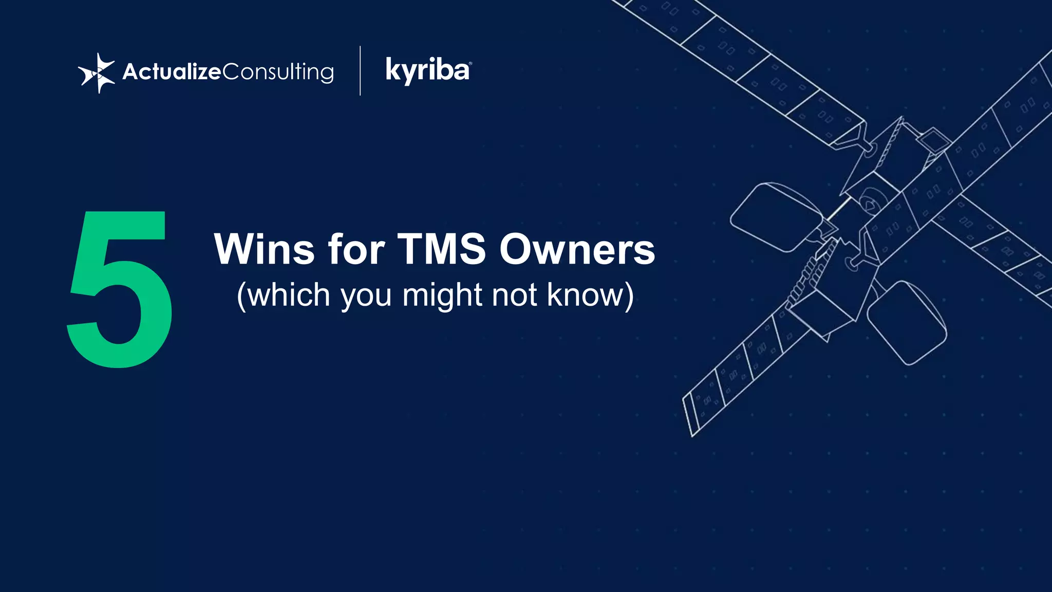 5 wins for tms owners | PPT