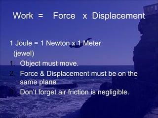 5 work energy notes | PPT