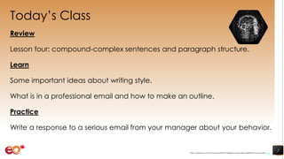 5 writing a professional email desktop | PPT