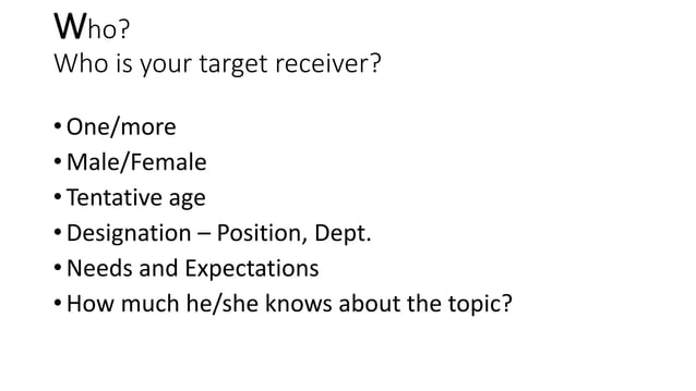 5Ws of Planning a Business Message (Letter or email).pptx