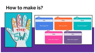5 w's chart | PPT