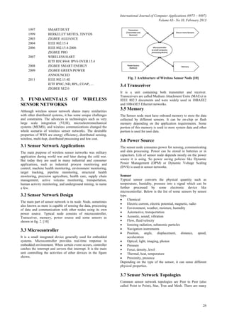 Wireless Sensor Network – Theoretical Findings and Applications | PDF