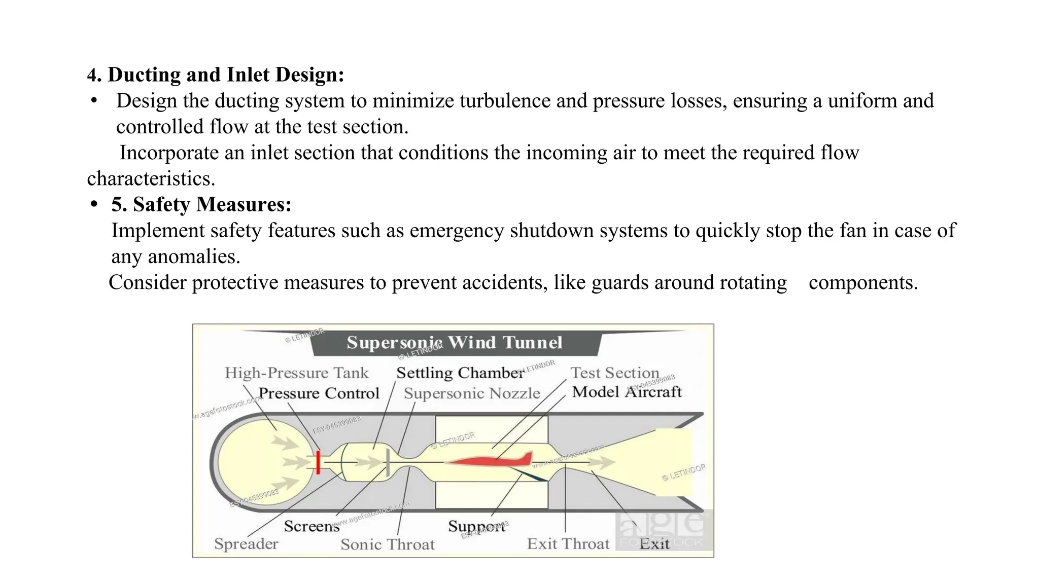 Design of fan and drive system in wind tunnel | PDF