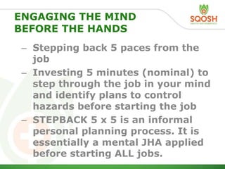 5 x 5 hazard management | PPTX