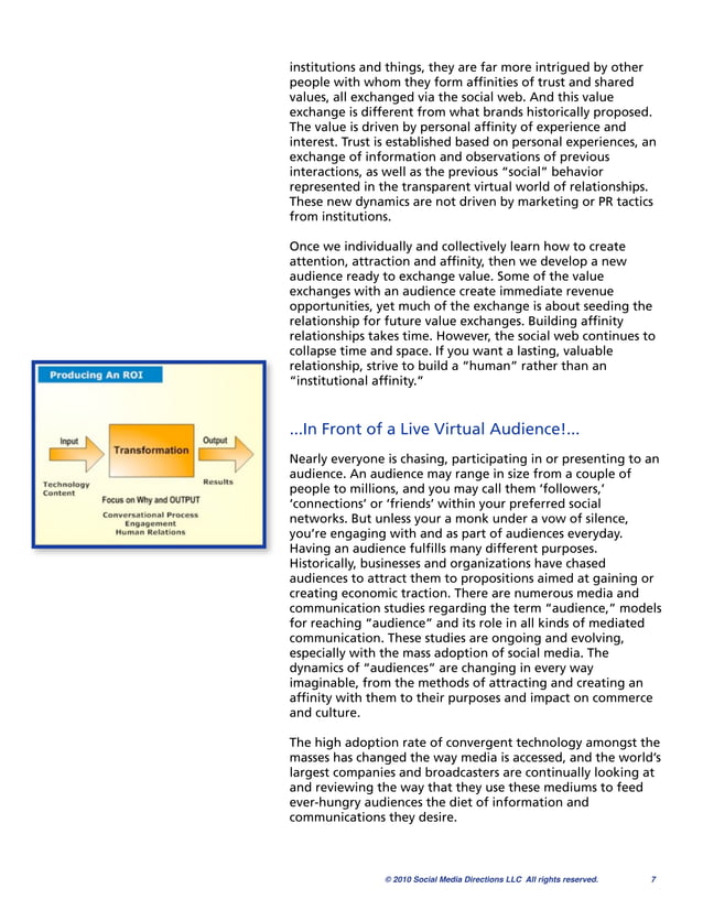 5 x6 social media revenue matrix | PDF | Social Networking | Internet