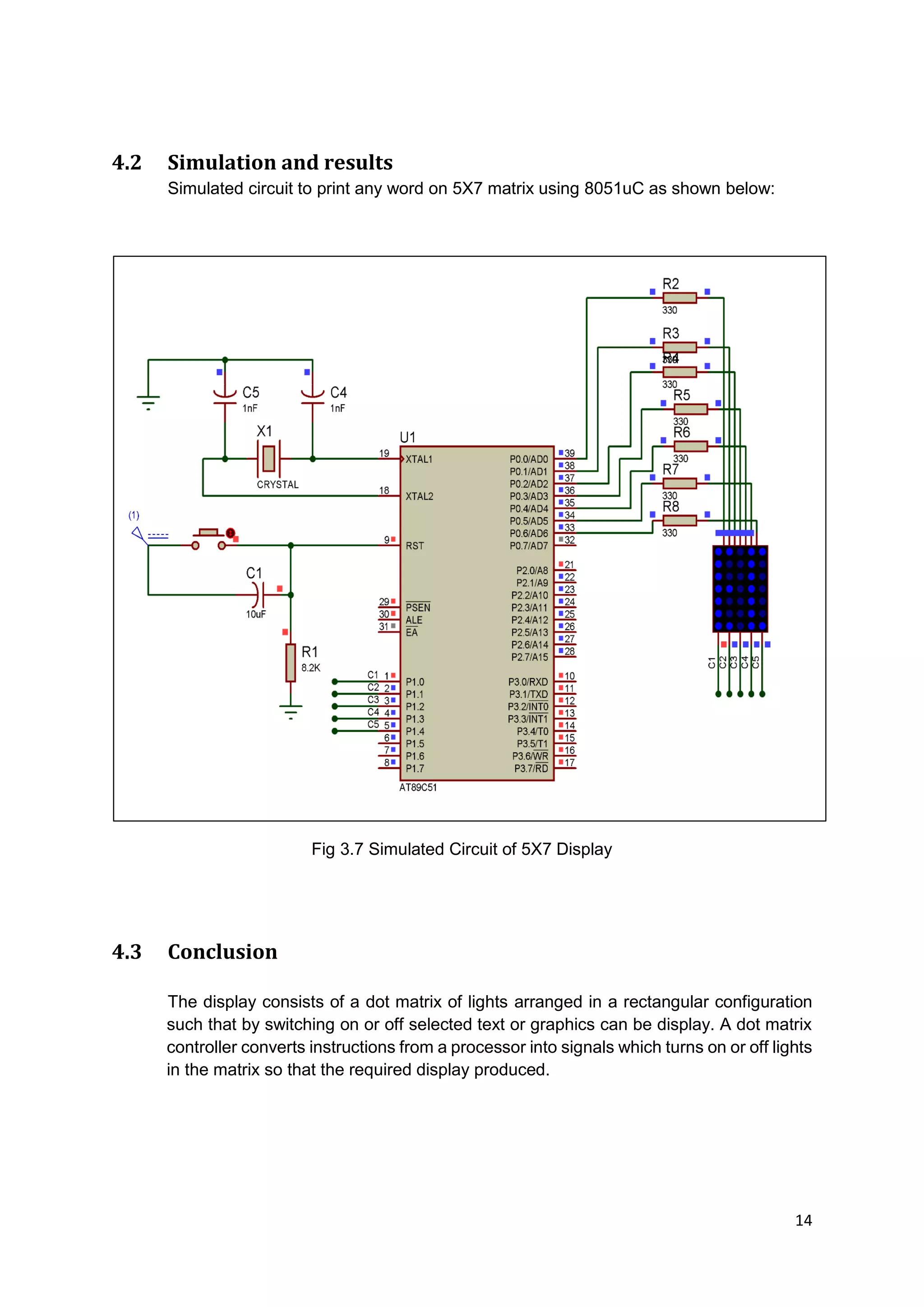 5x7 matrix led display | PDF