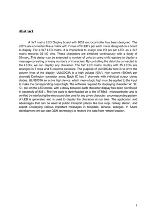 5x7 matrix led display | PDF