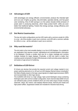 5x7 matrix led display | PDF