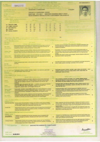 10th mark sheet | PDF