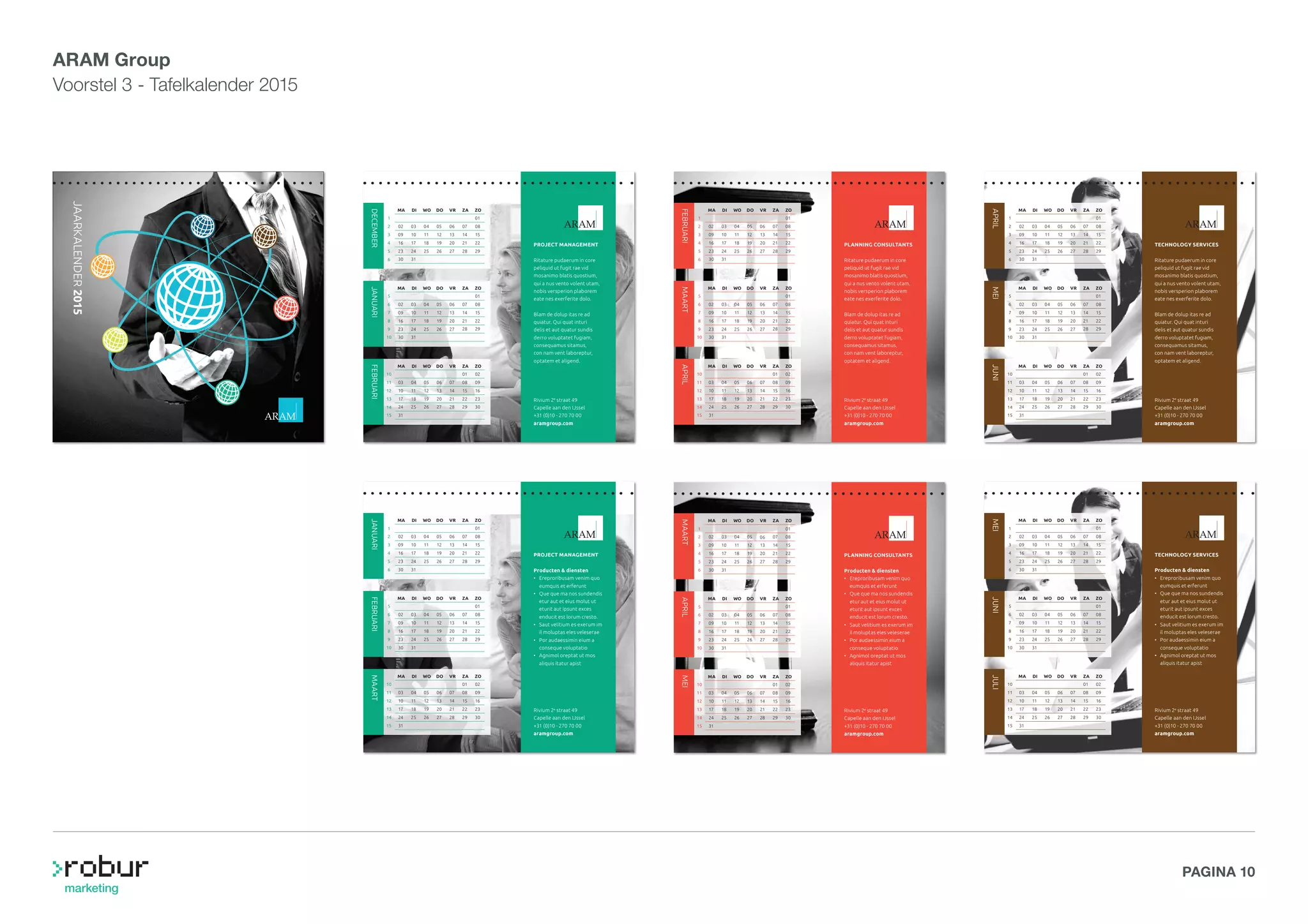 Aram Group Tafelkalender 2015. Aram Group | PPT