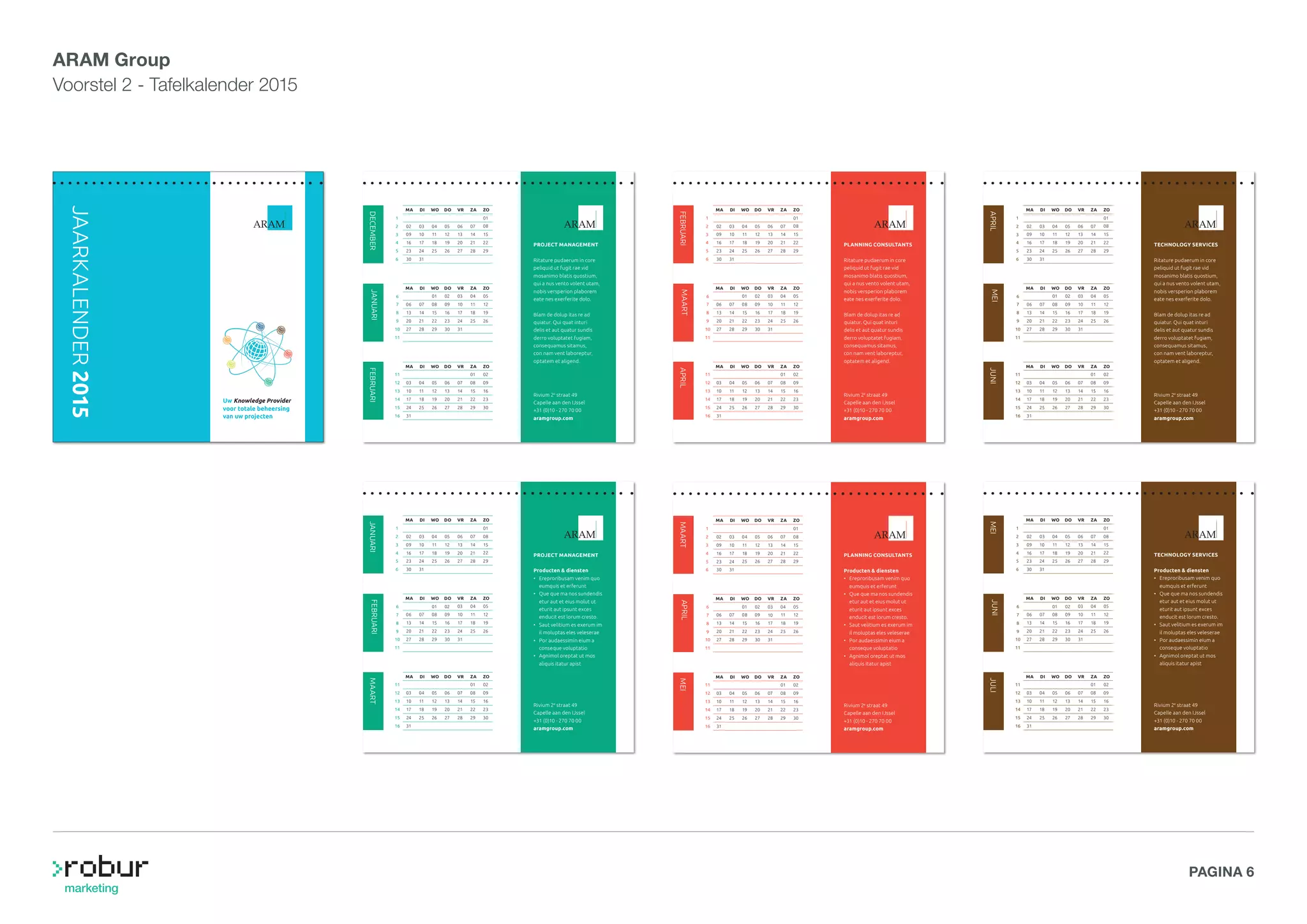 Aram Group Tafelkalender 2015. Aram Group | PPT