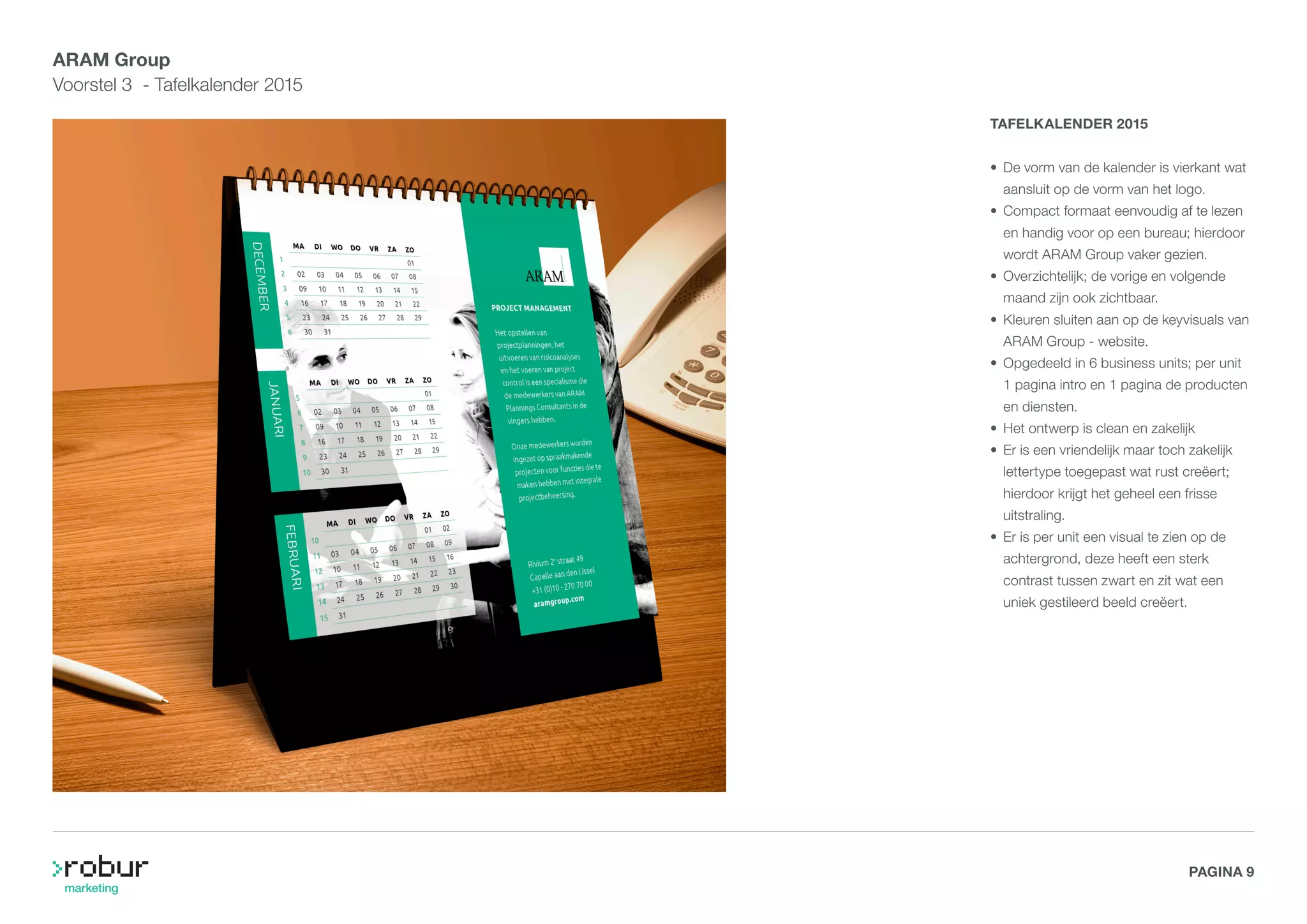 Aram Group Tafelkalender 2015. Aram Group | PPT