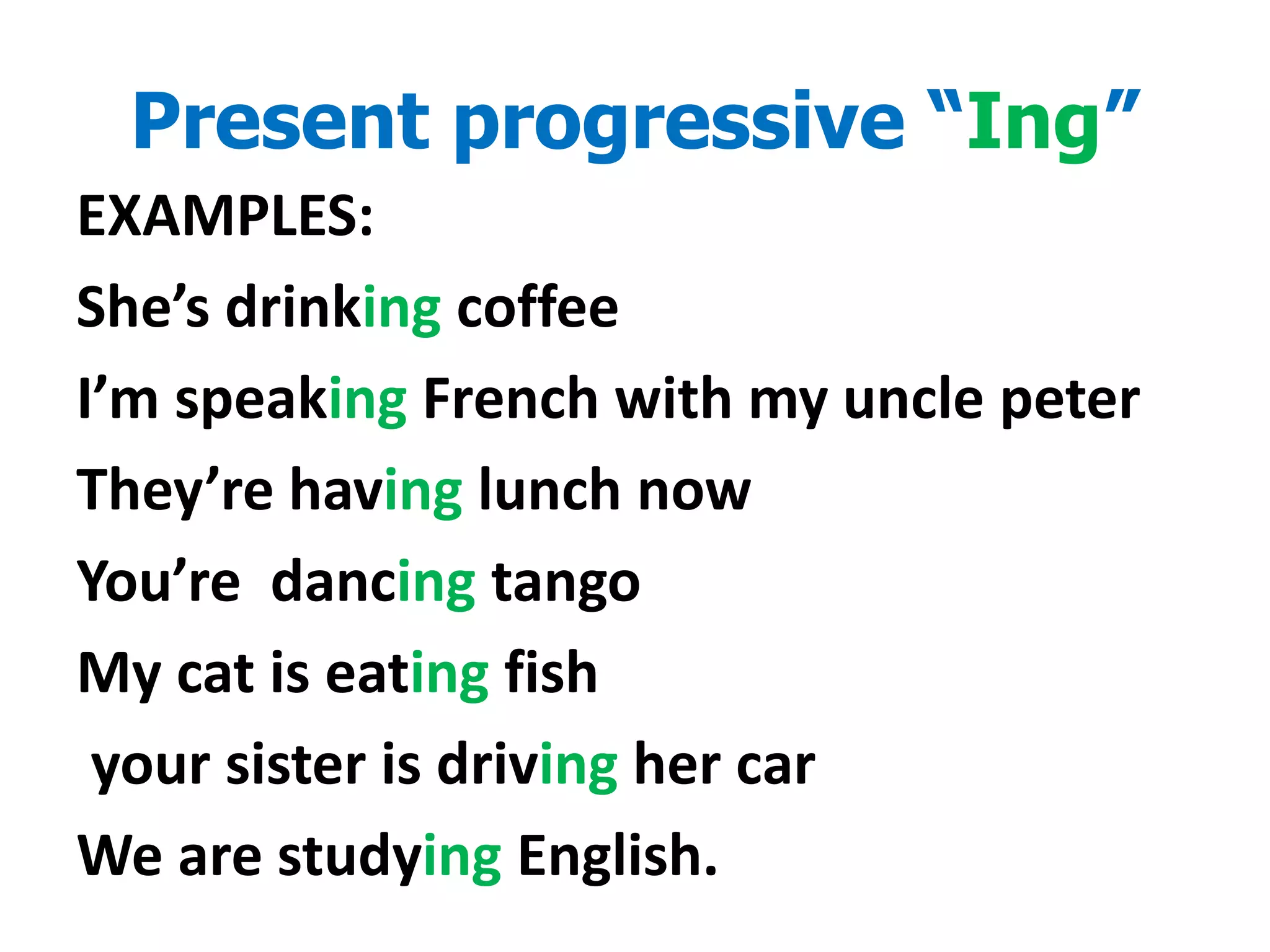 Clothing Vocabulary and present progressive tense- | PPTX
