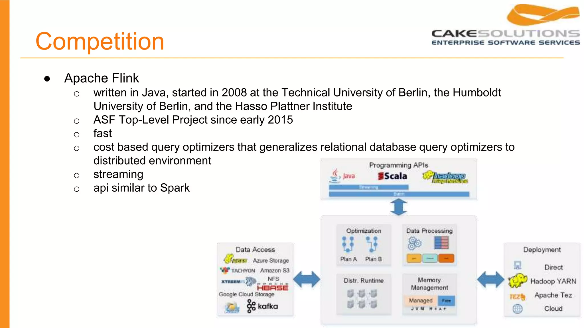 Apache spark - History and market overview | PPTX