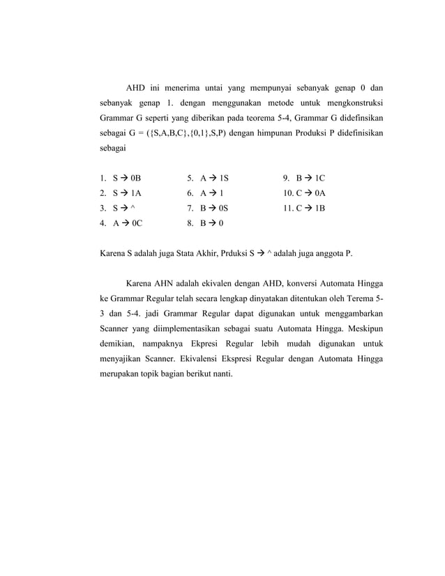 Teori bahas automata | PDF