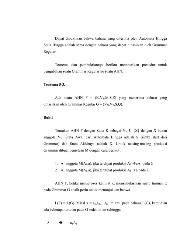 Teori bahas automata | PDF