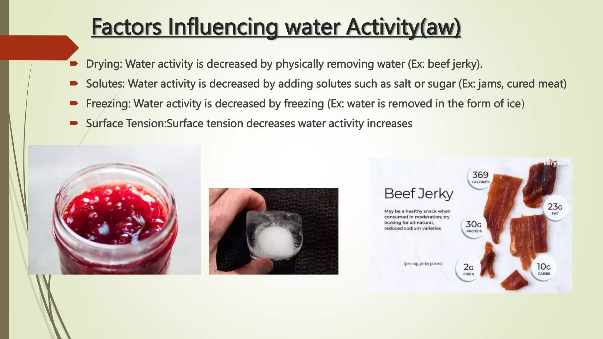 WATER ACTIVITY | PPT