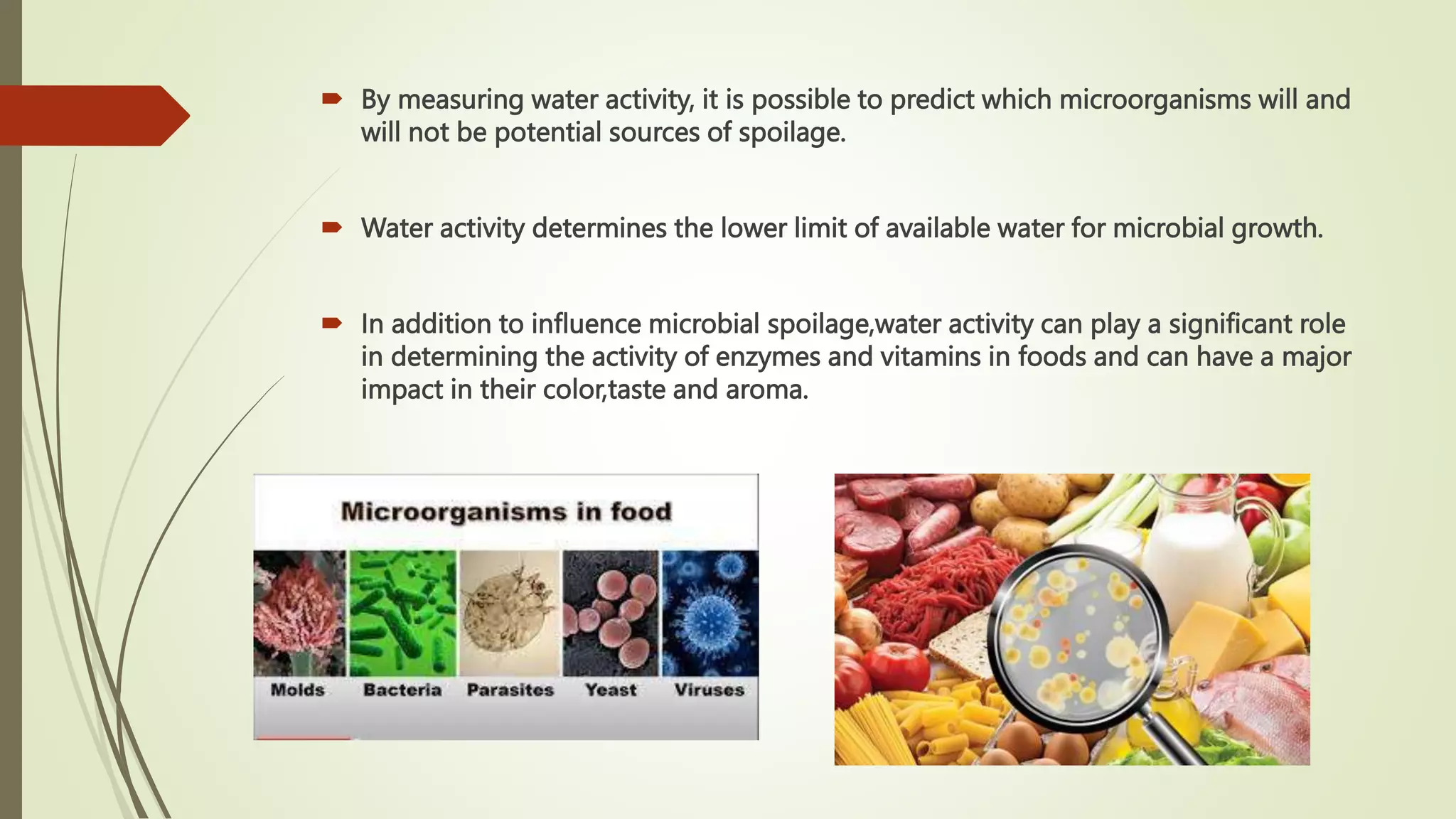 WATER ACTIVITY | PPTX