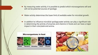 WATER ACTIVITY | PPTX