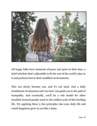 5 Zen Principles For A Better Life. | PDF