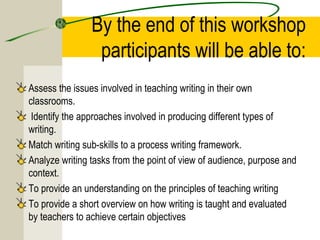 6.06.2013 teaching writing | PPT
