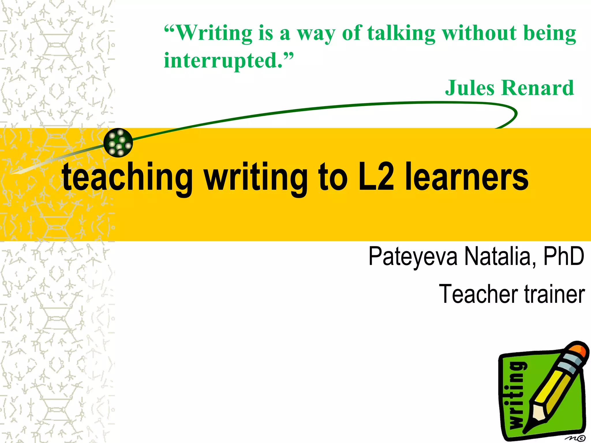 teaching writing | PDF