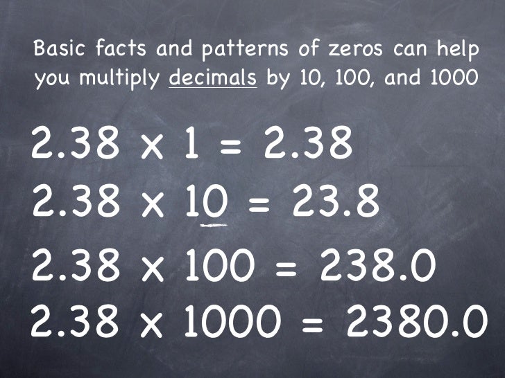 6 1 Mental Math Multiplying Decimals By 10 100 1000 6 1 Mental Math Multiplying Decimals By 10 100 1000