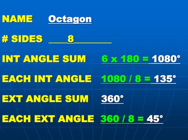 6-1, 1-6 Angles of Polygons.ppt