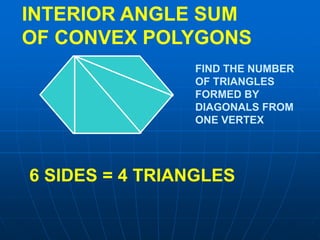 6-1, 1-6 Angles of Polygons.ppt