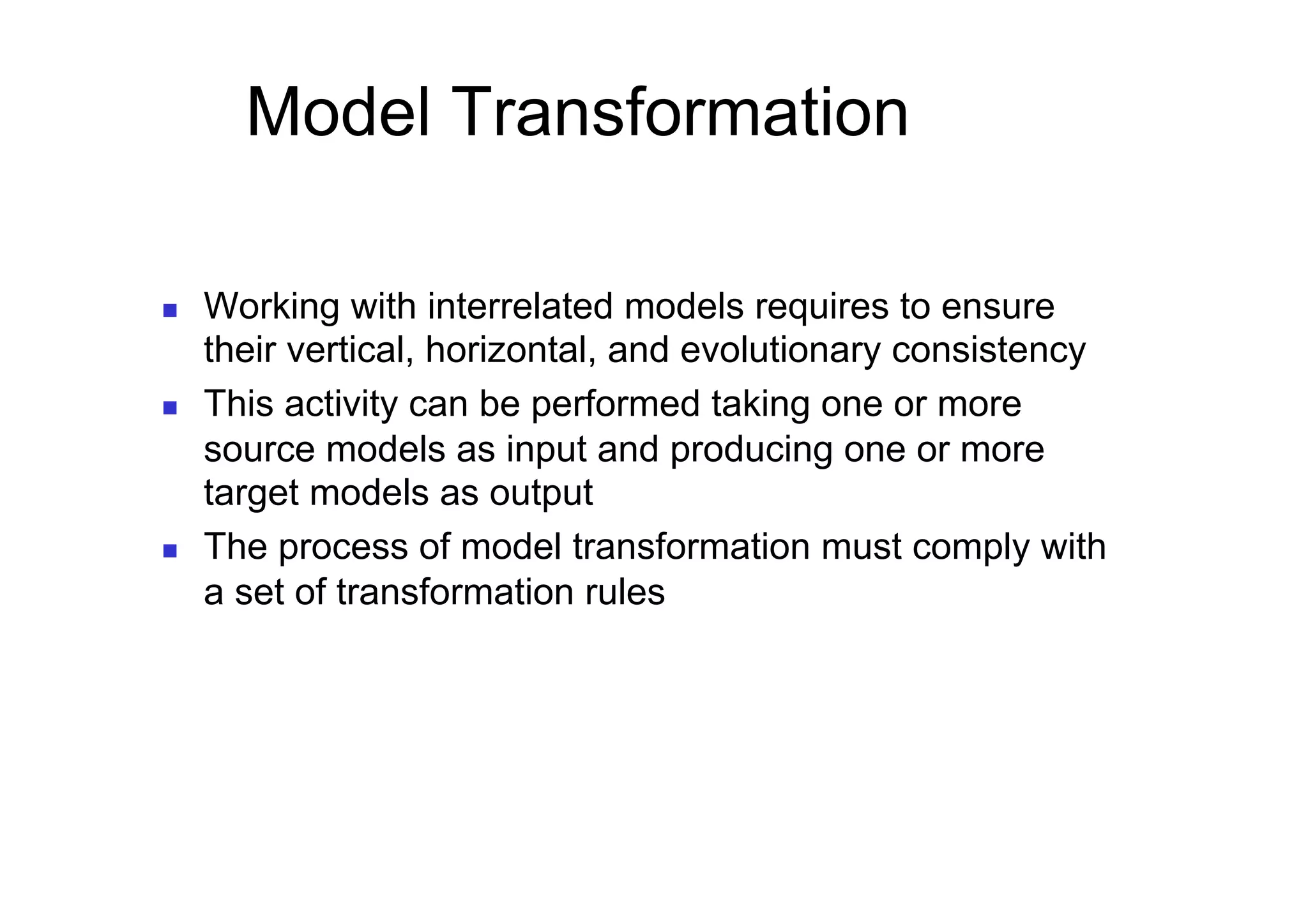 6 - Architetture Software - Model transformation | PDF