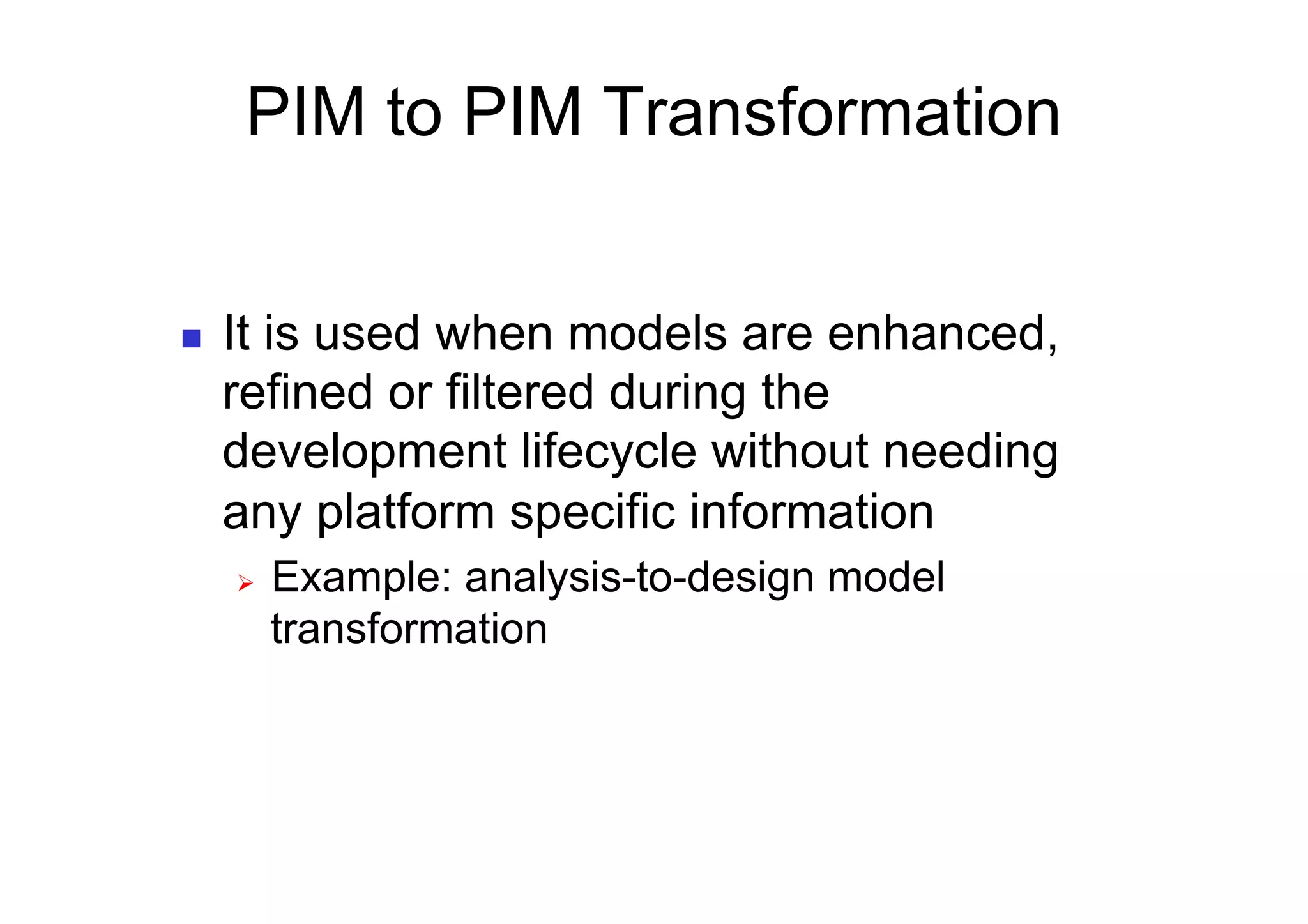 6 - Architetture Software - Model transformation | PDF