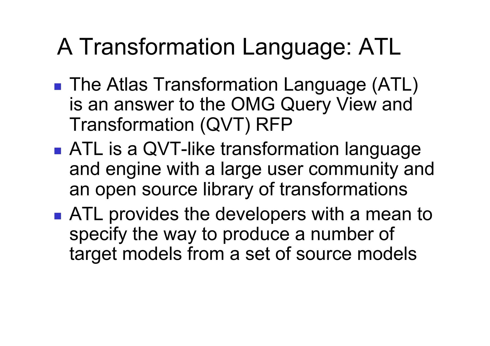 6 - Architetture Software - Model transformation | PDF