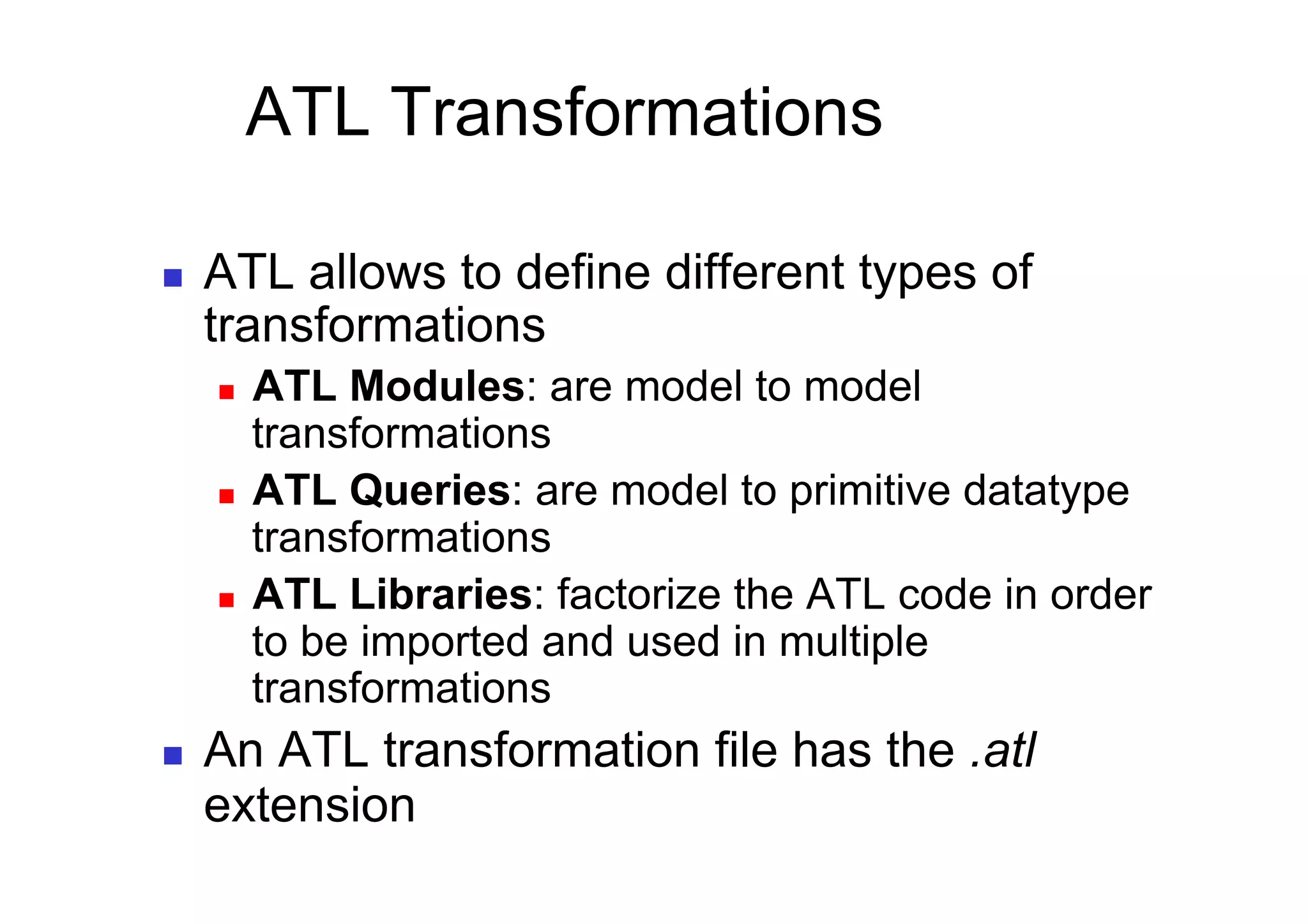 6 - Architetture Software - Model transformation | PDF