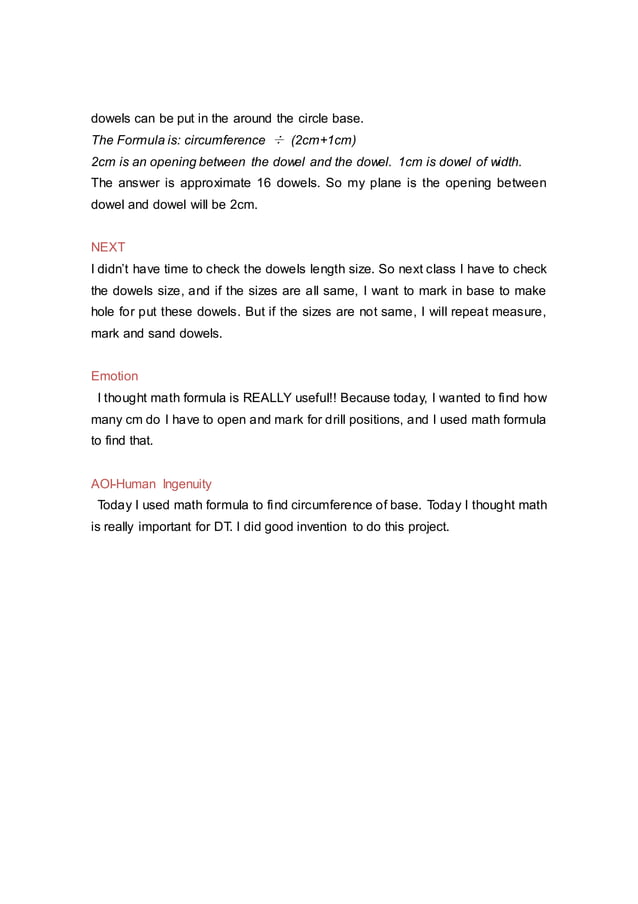 Process Journal 6 | PDF