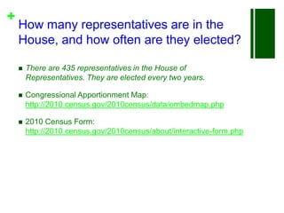 Organization of Congress & the General Assembly | PPTX