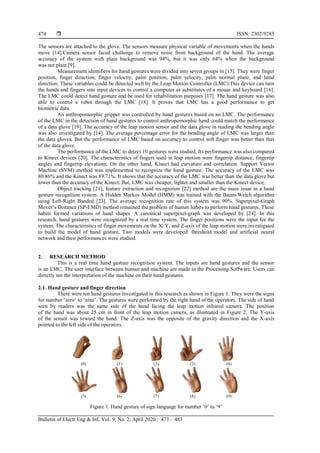 Recognition of sign language hand gestures using leap motion sensor based on threshold and ANN ...