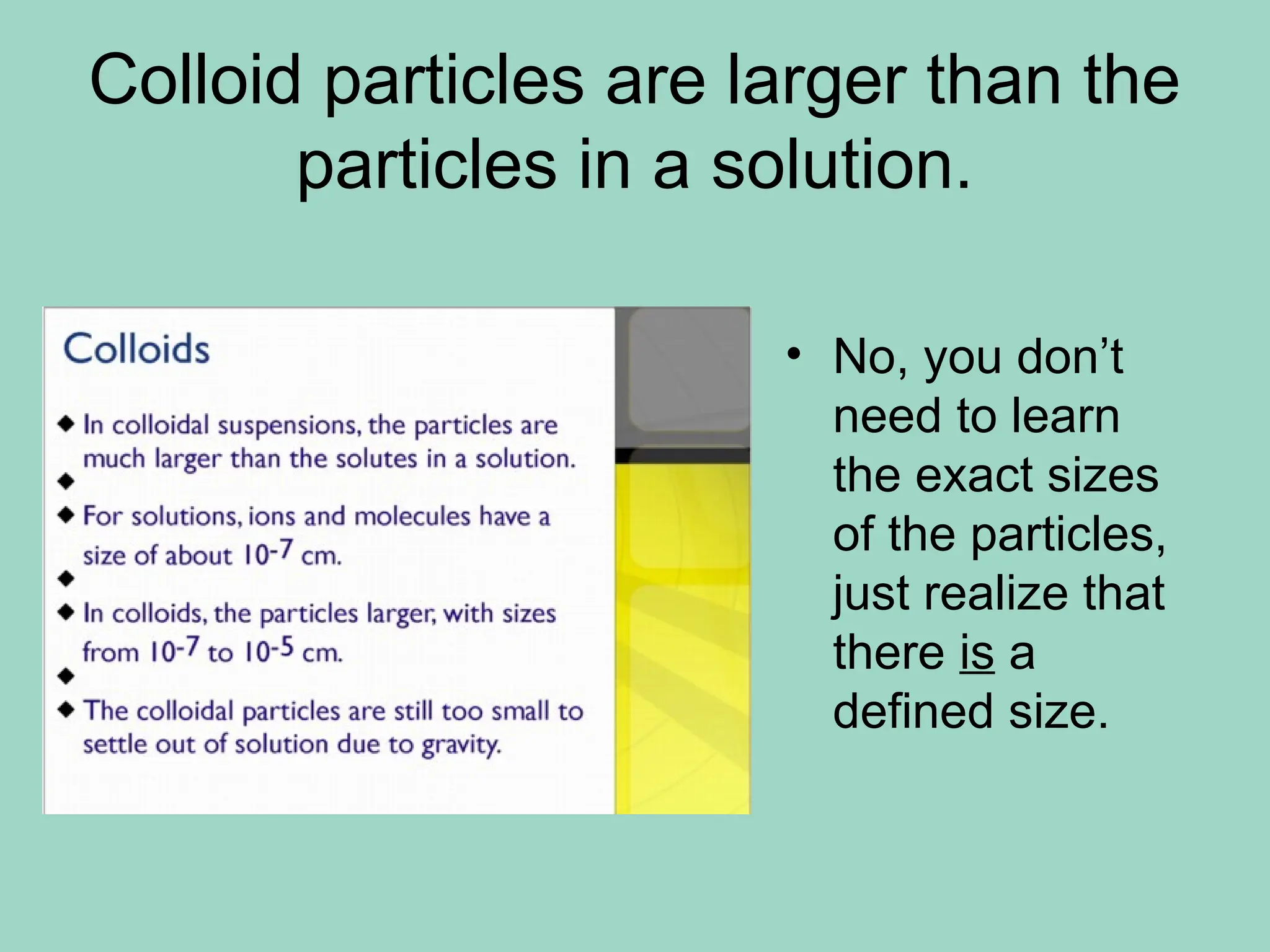 colloids grade 6 science presentationppt | PPT