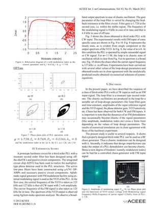 Chaotic Dynamics of a Third Order PLL with Resonant Low Pass Filter in ...