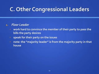 Congress: Organization and Powers (See description for updated versions ...