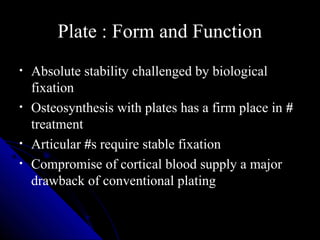 Plates-form and function | PPT